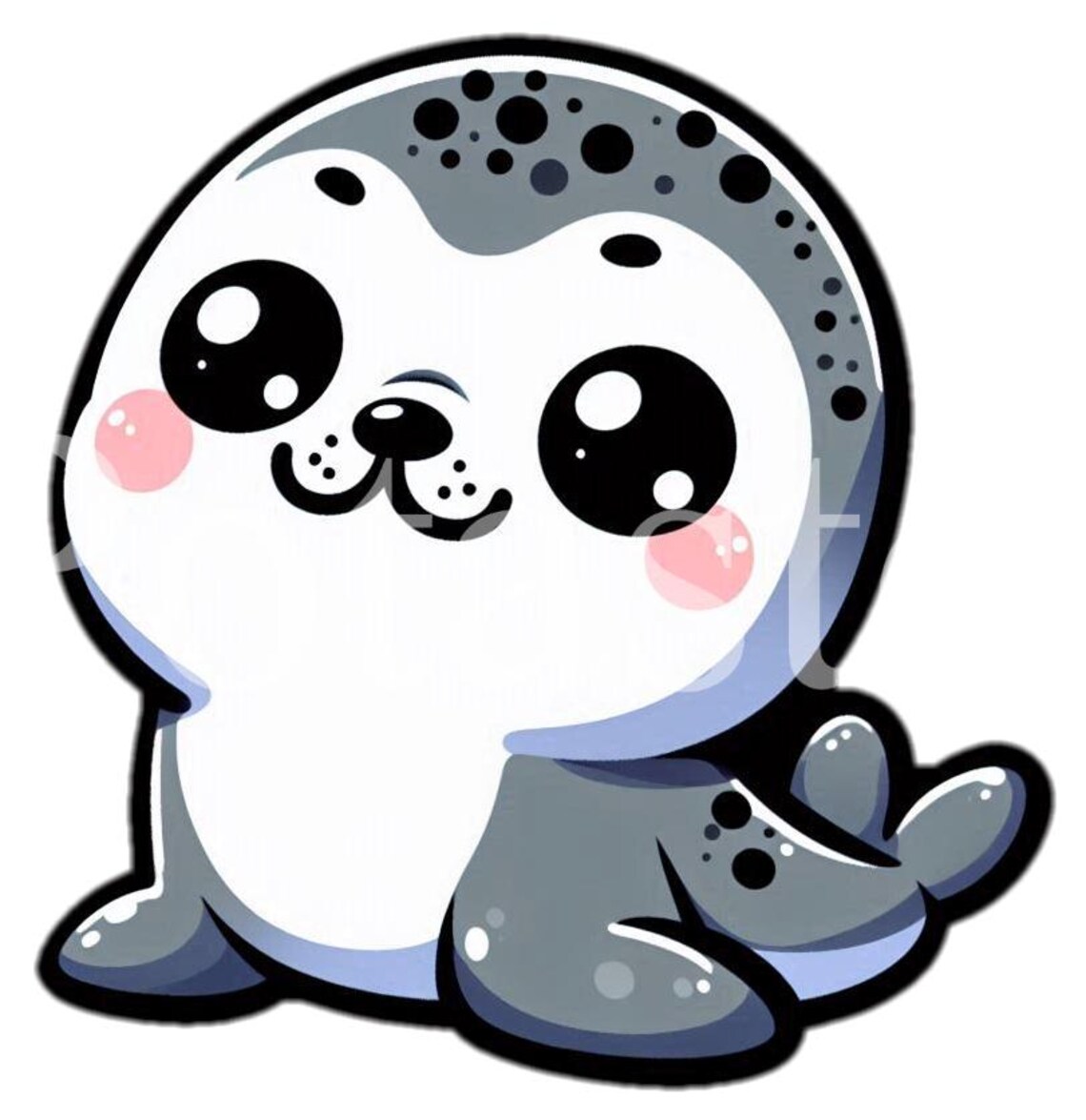 5 Cute Seal Clipart Seal Watercolor Clipart Cute Transparent Aquarel ...