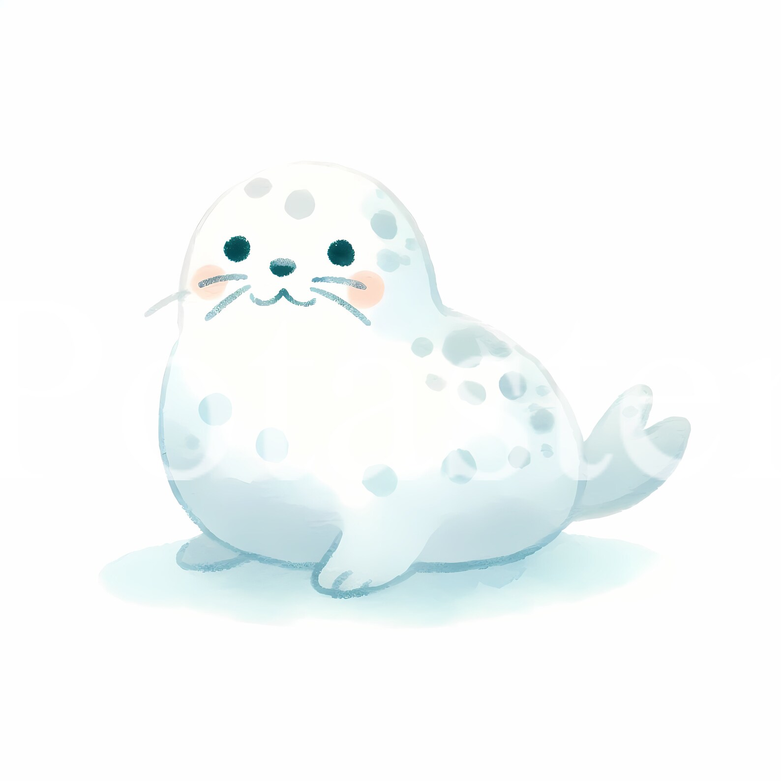 5 Cute Seal Clipart Seal Watercolor Clipart Cute Watercolor Aquarel ...