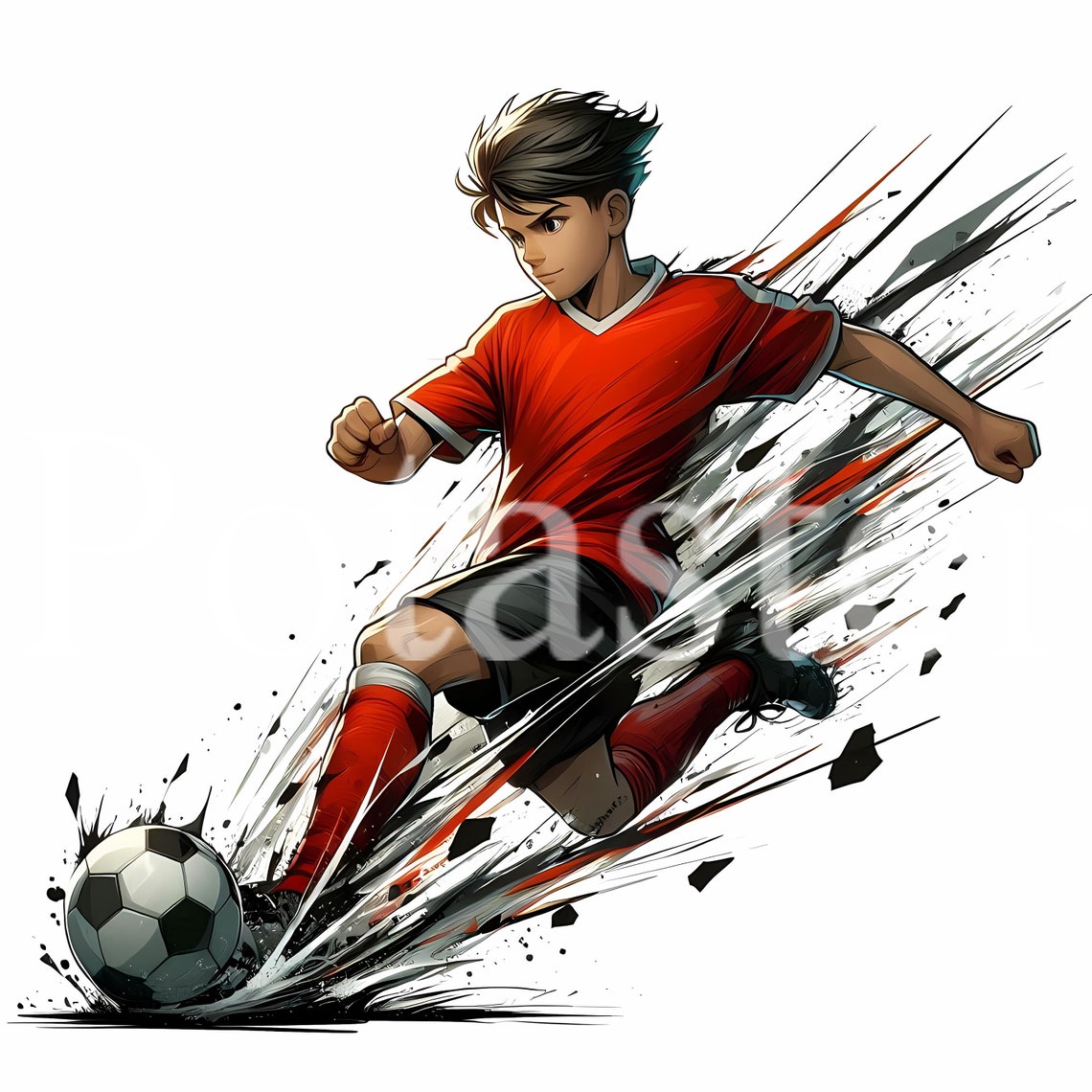 Boy Soccer Player Clipart Boy Football Player Clipart Football ...