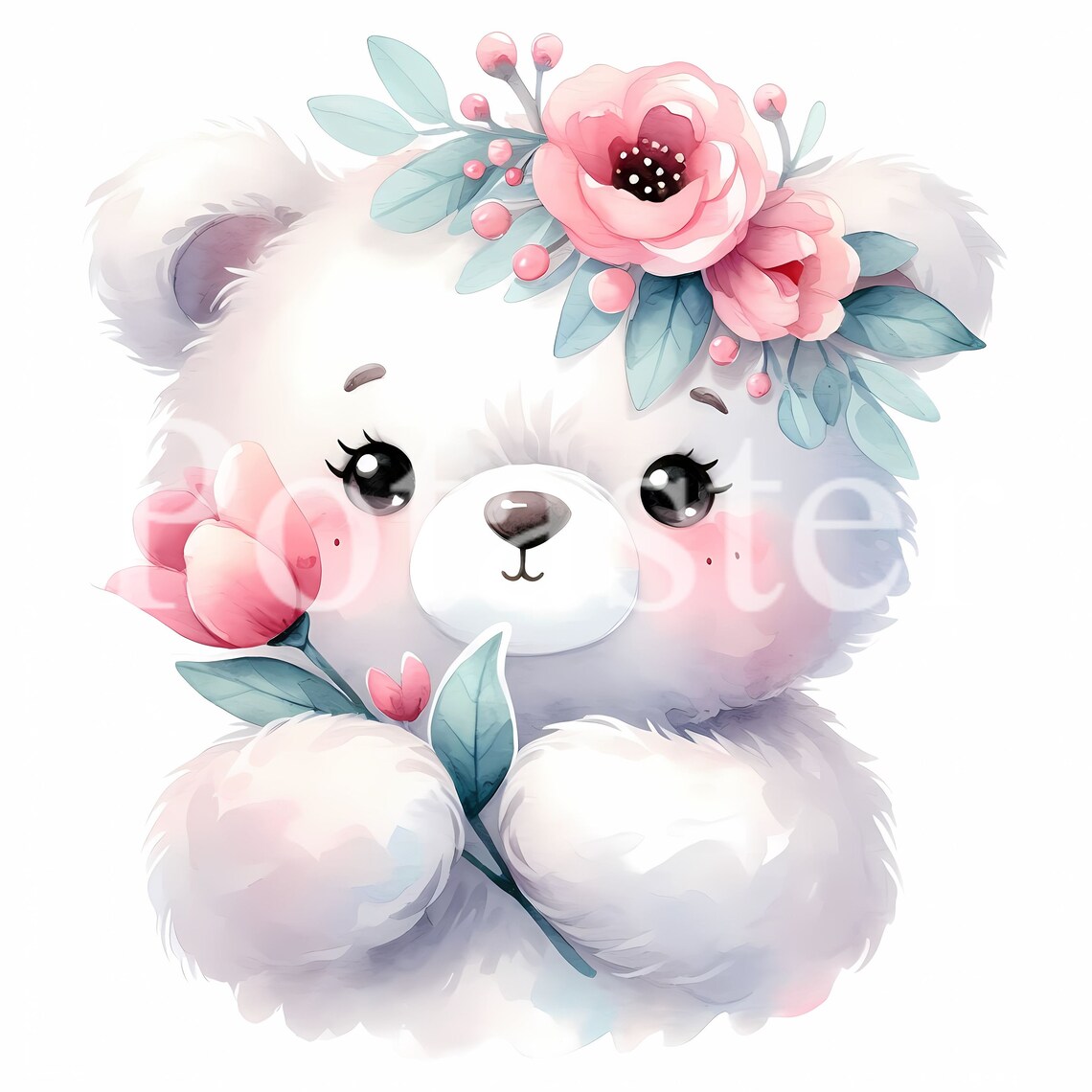 Cute Monkey Clipart Monkey Watercolor Clipart Cute Watercolor Snake ...