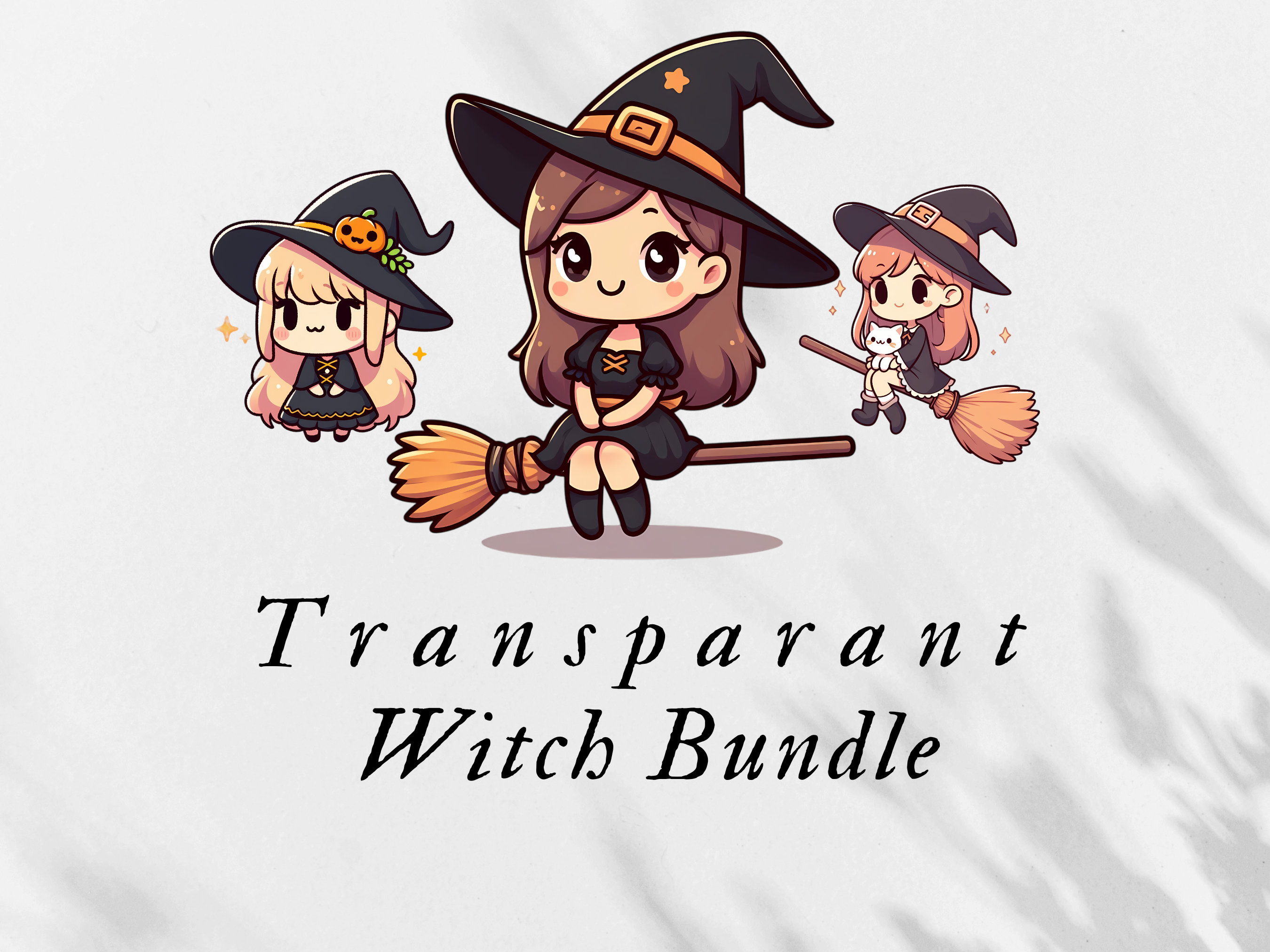 10 Little Witch Clipart Cute Witch Clipart Cute Fantasy Clipart Cartoon ...