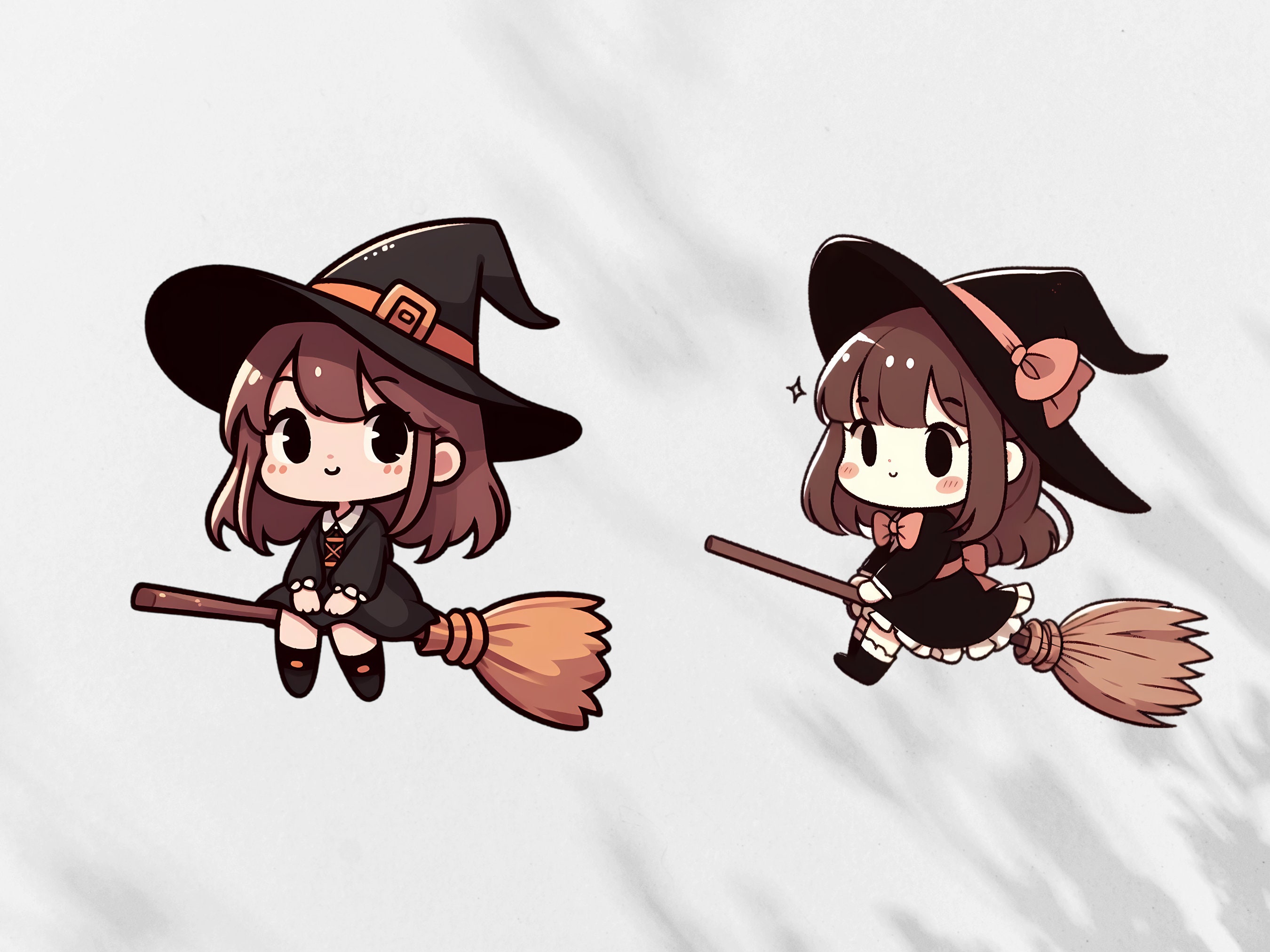 10 Little Witch Clipart Cute Witch Clipart Cute Fantasy Clipart Cartoon ...