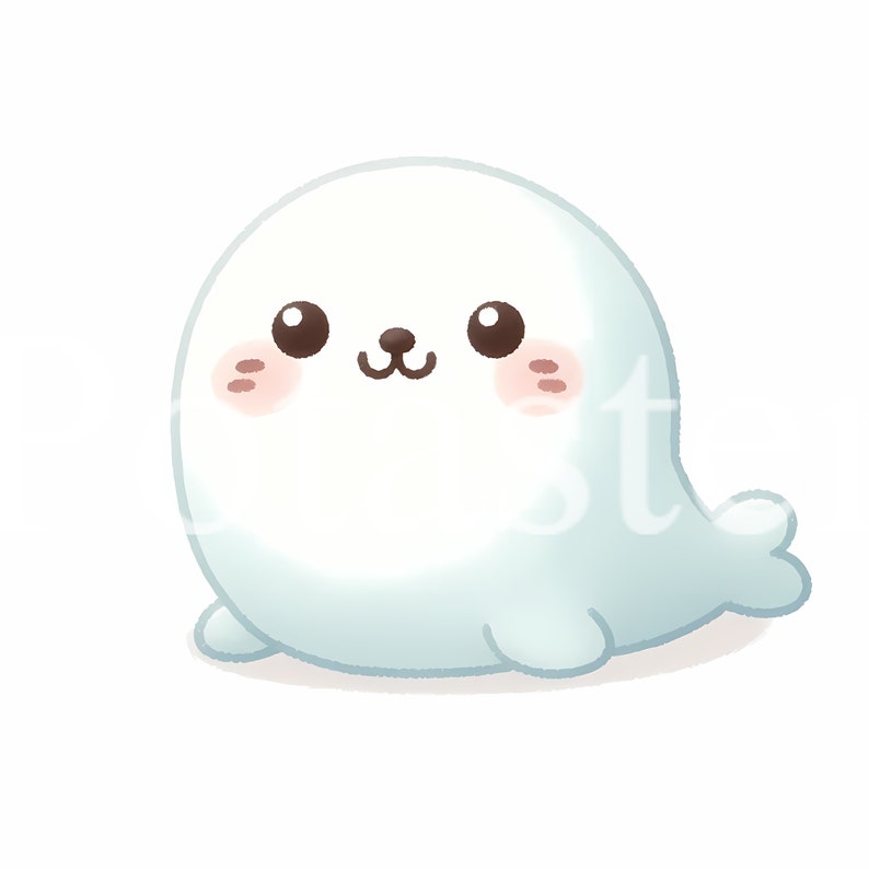 5 Cute Seal Clipart Seal Watercolor Clipart Cute Watercolor Aquarel ...