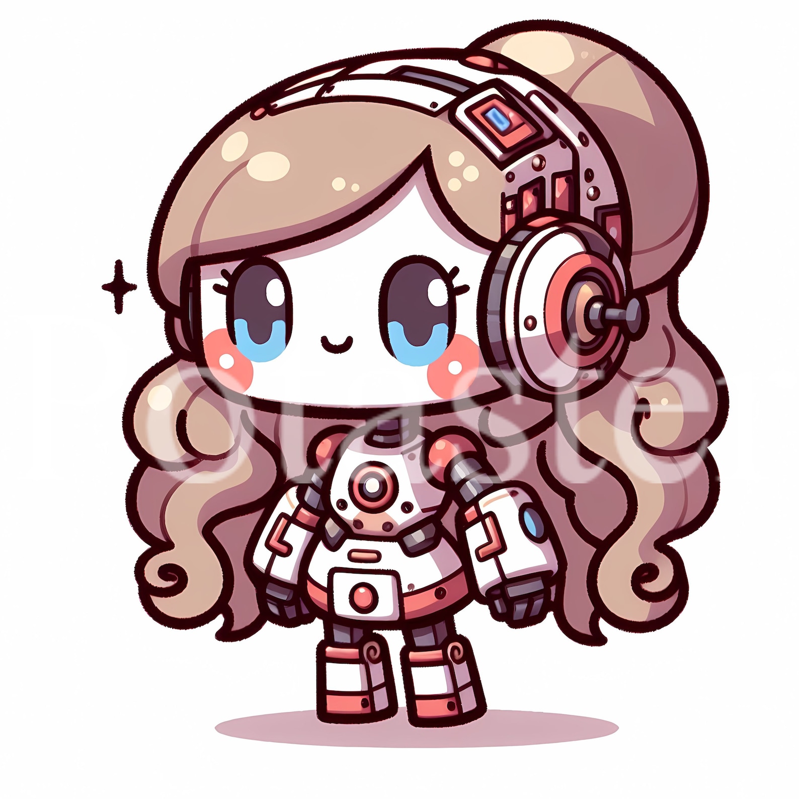 5 Cute Little Robots Clipart Cartoon Robot Girl Robot Cute Robot ...