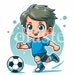 9 Boy Soccer Player Clipart Boy Football Player Clipart Football ...