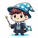 5 Cute Wizard Clipart Cute Wizard Boy Clipart Fairy Wizard Clipart ...