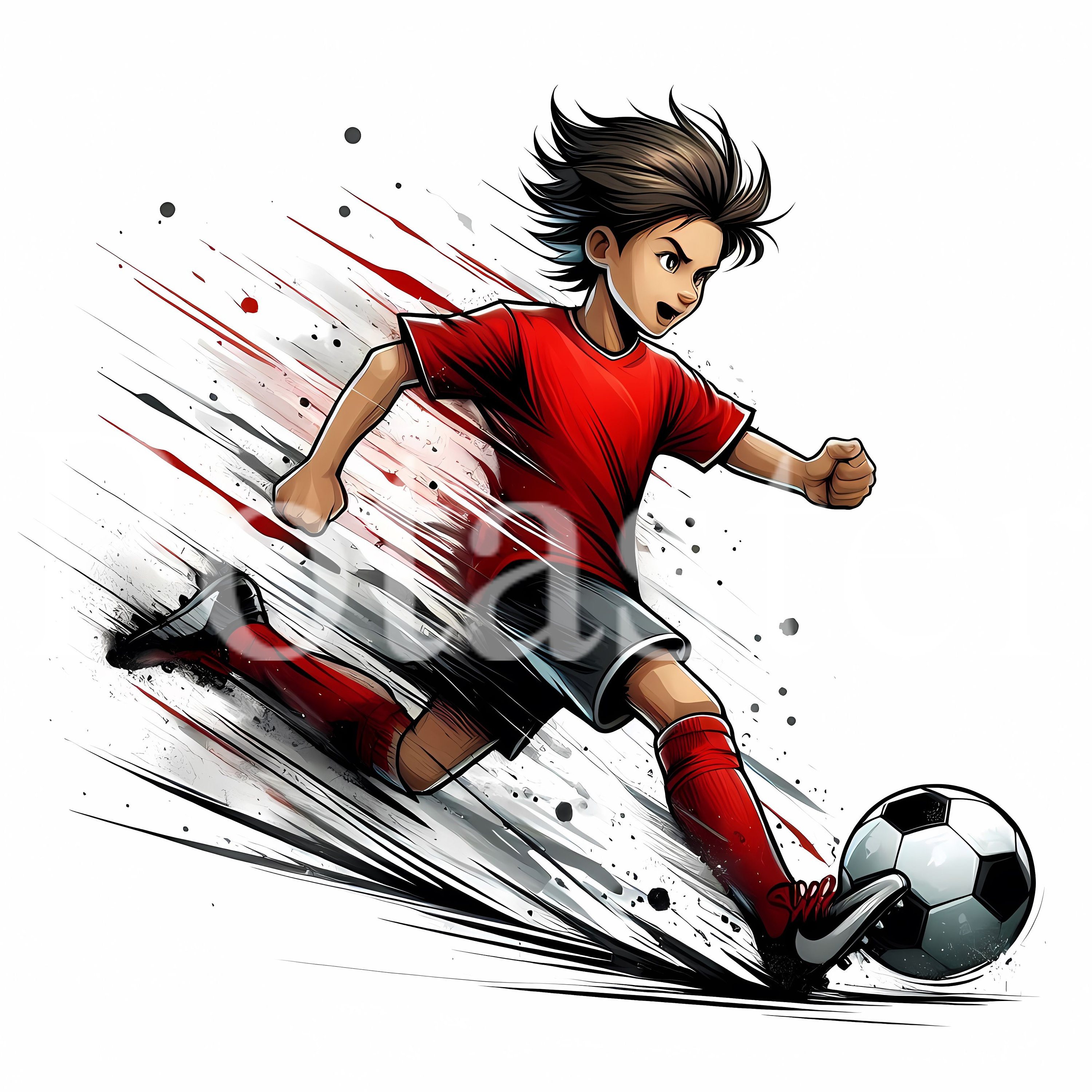 Boy Soccer Player Clipart Boy Football Player Clipart Football ...