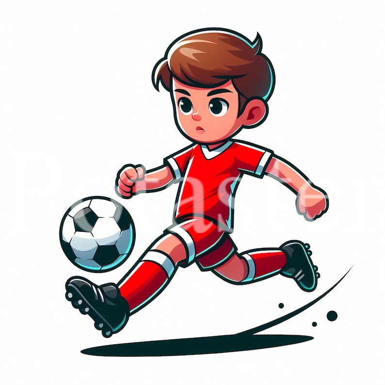 Boy Soccer Player Clipart Boy Football Player Clipart Football ...