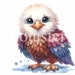 5 Cute Eagle Clipart Eagle Watercolor Clipart Cute Watercolor Aquarel ...