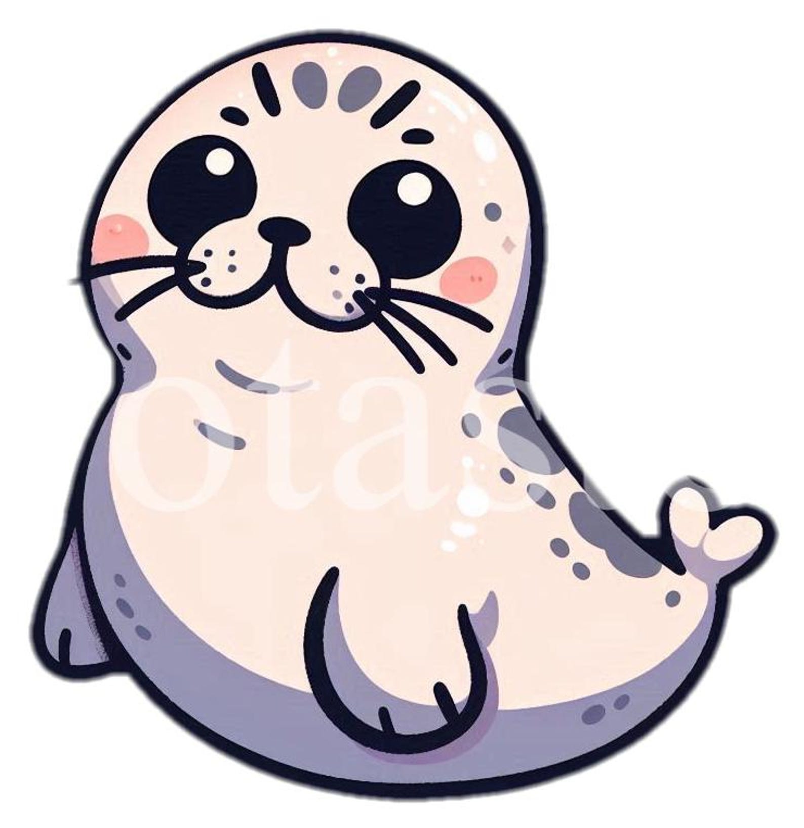 5 Cute Seal Clipart Seal Watercolor Clipart Cute Transparent Aquarel ...