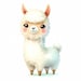 Watercolor Llama Clipart Set, Nursery Art (commercial Use) (digital ...