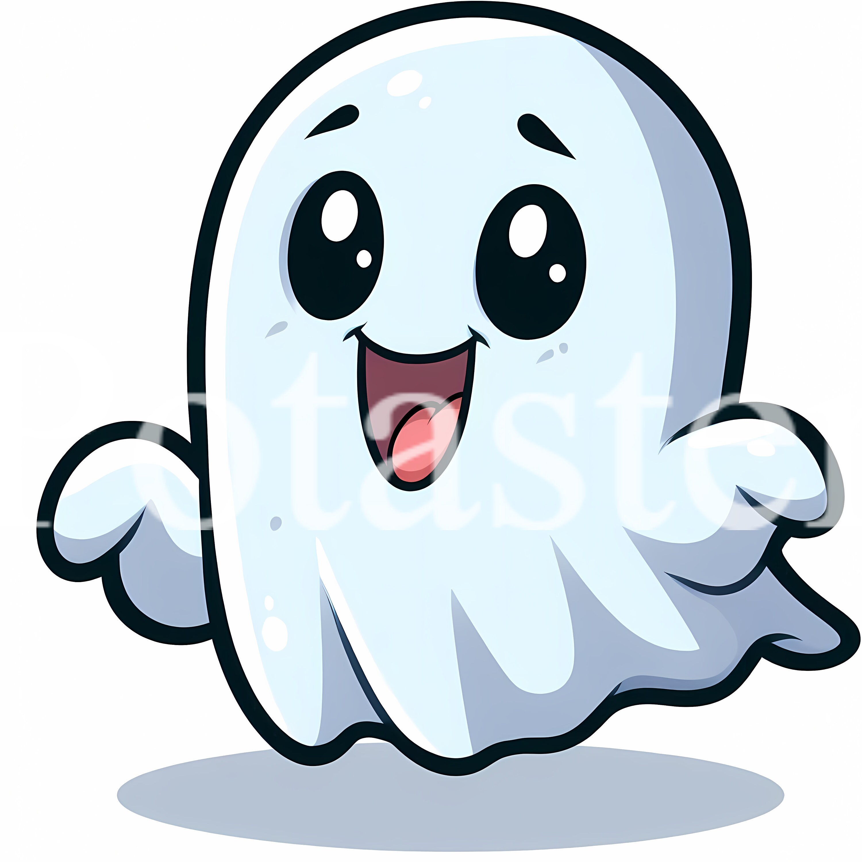 5 Little Ghost Clipart Cute Ghost Clipart Cute Halloween Clipart ...