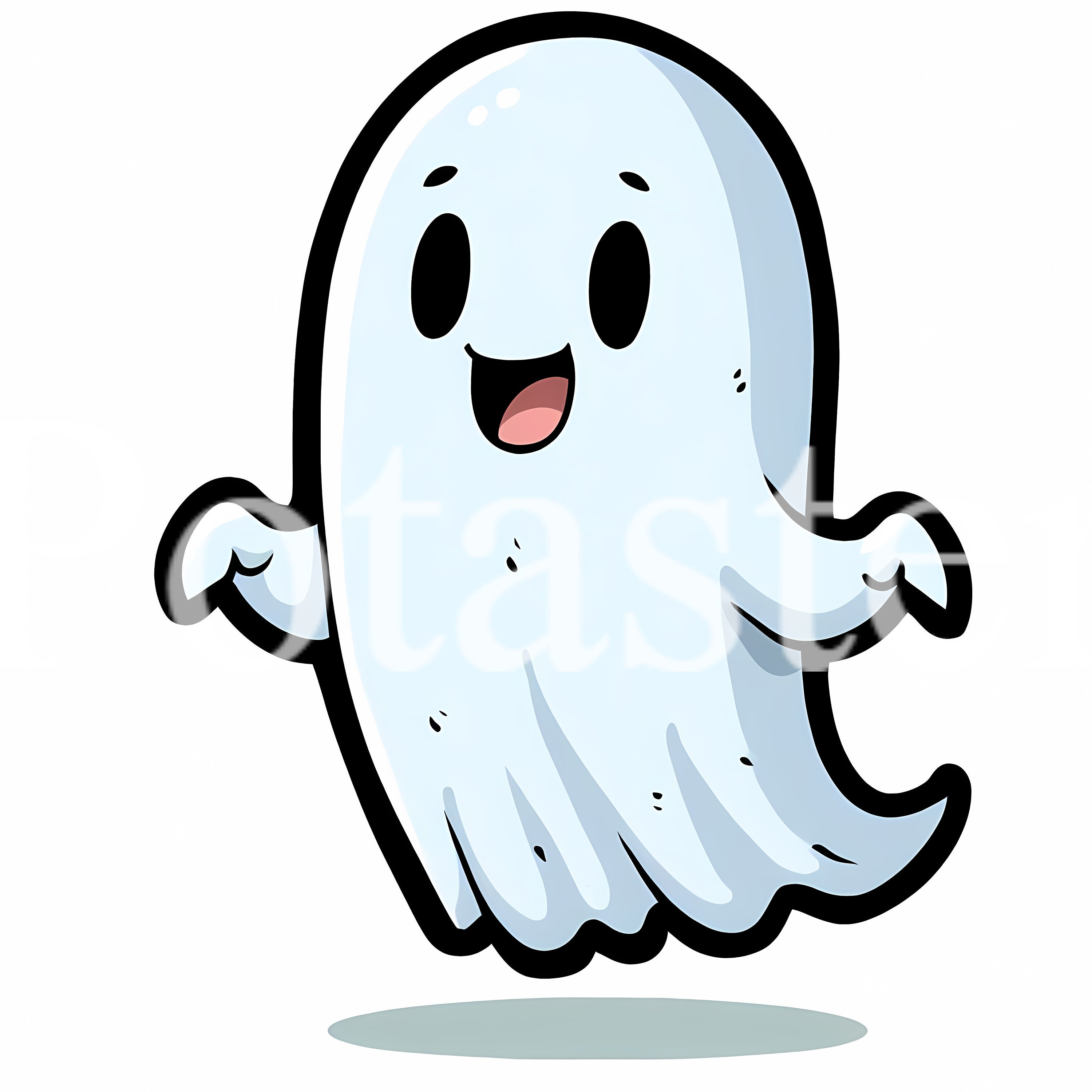 5 Little Ghost Clipart Cute Ghost Clipart Cute Halloween Clipart ...