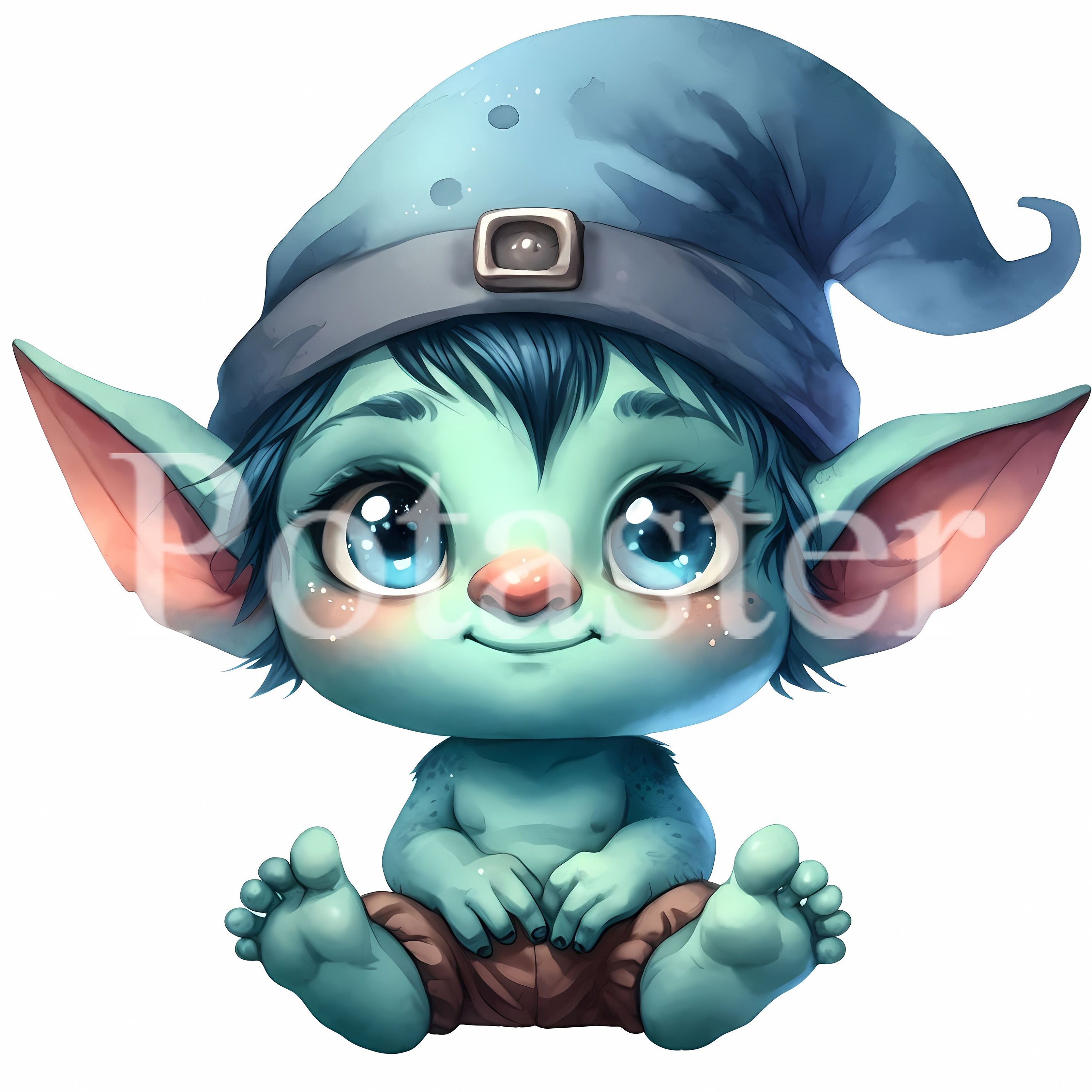 Cute Goblin Clipart, Cartoon Fantasy Illustration (digital Download) - Etsy