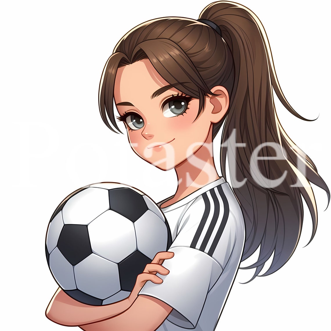 Girl Soccer Player Clipart Girl Football Player Clipart Football ...