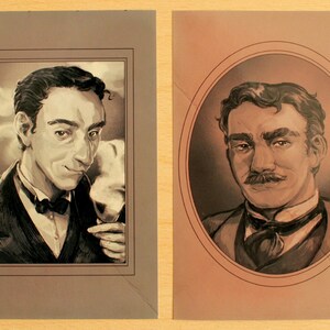 Victorian Style Sherlock Holmes and John Watson Portraits - Etsy