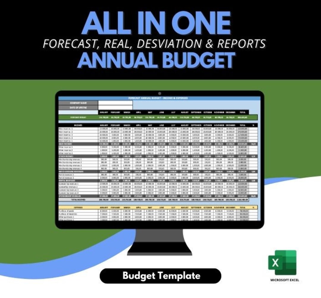 Annual Budget Template and Tracking Expenditure and Revenue Tracking ...