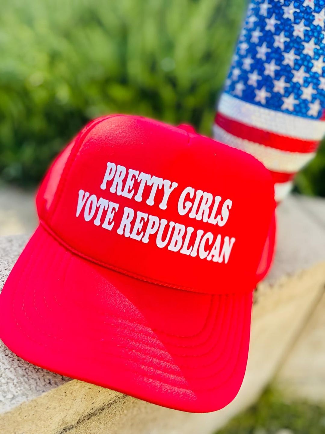 Pretty Girls Vote Republican Red Hat Tu2 - Etsy