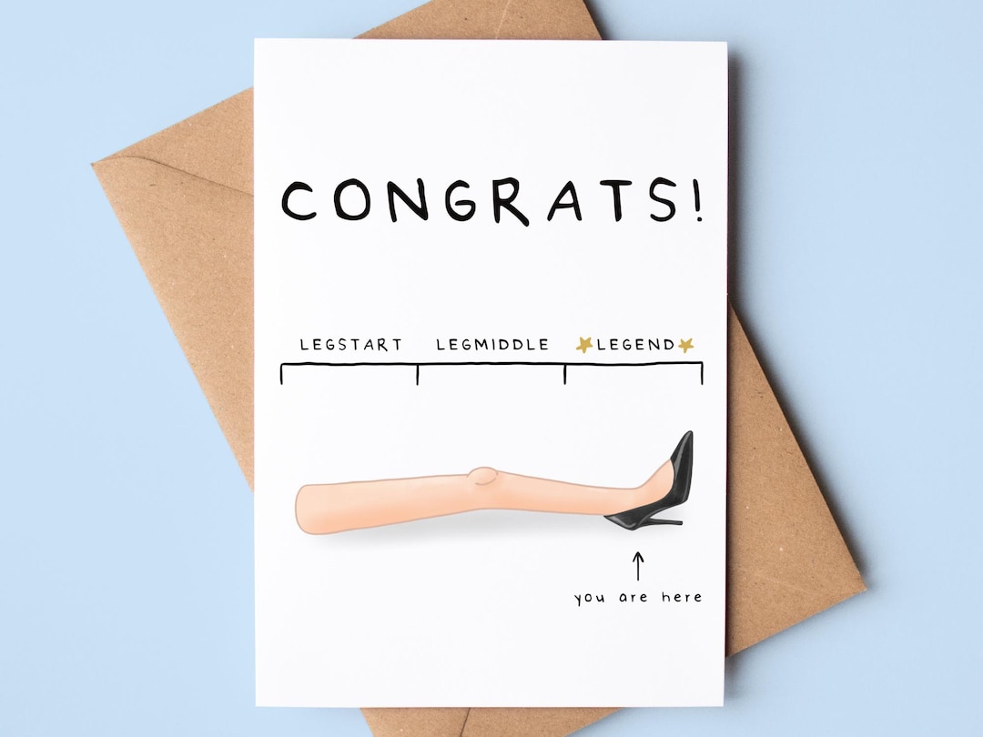 Congratulations Card for A Legend, for Her, Congrats, Funny, Hilarious ...