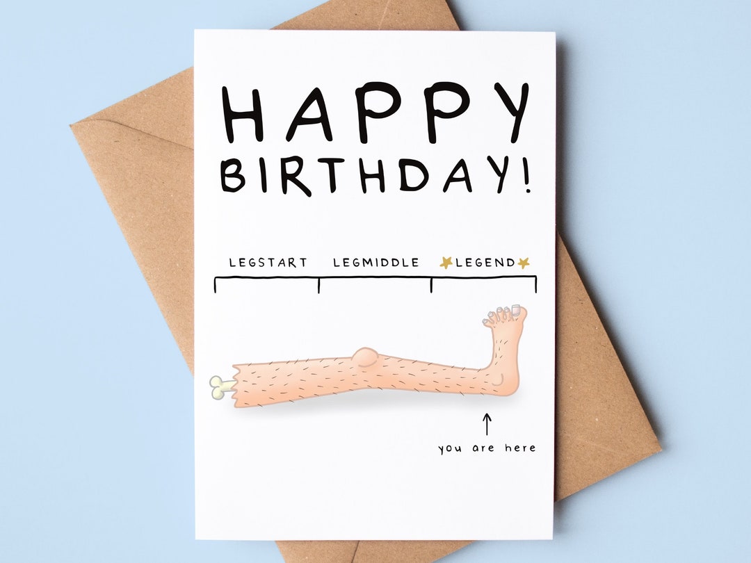 Funny Birthday Card for A Legend, for Him, Happy Birthday, Hilarious ...