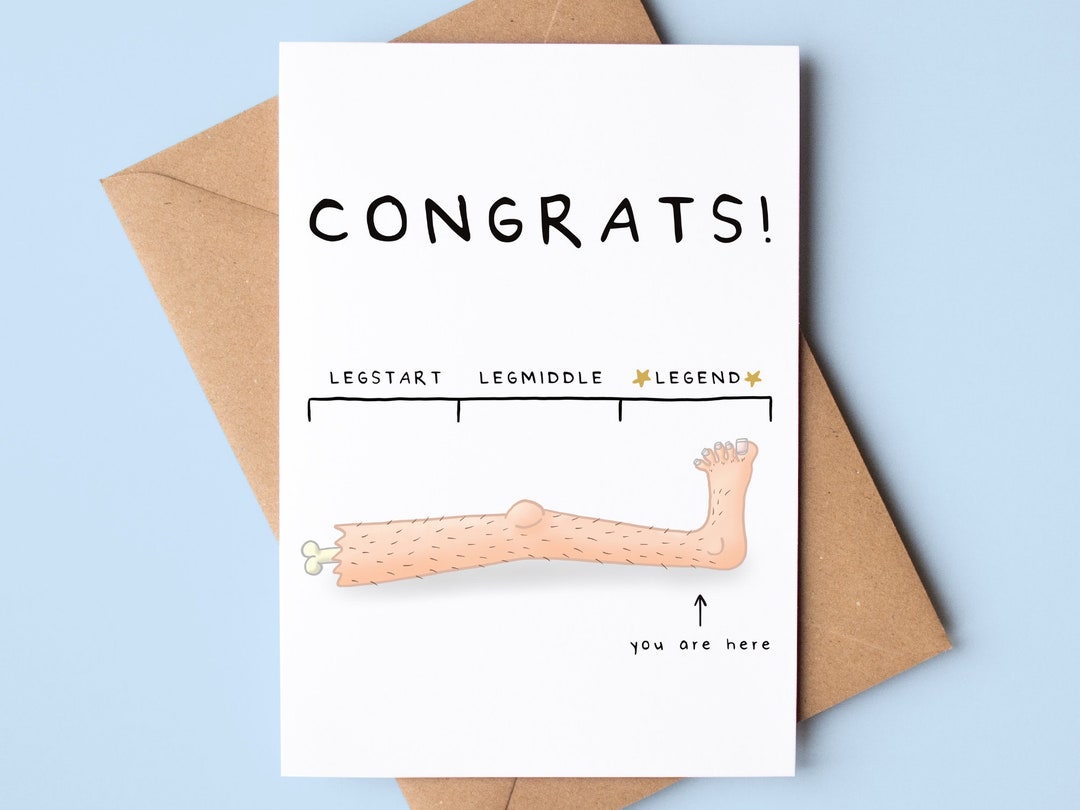 Congratulations Card for A Legend, for Him, Congrats, Funny, Hilarious ...