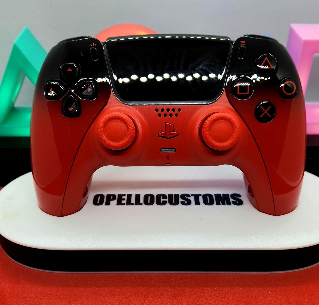 Techno Red - Gaming Controller With Built-in Tmrs - PS5 and PC - Etsy