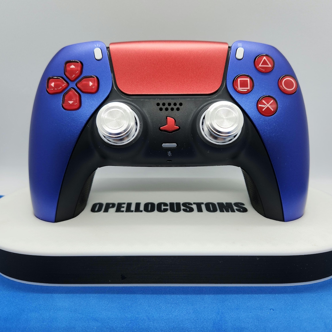 Blue Turbo - Custom Pro-controller With Built-in Hall Effects - PS5 and ...