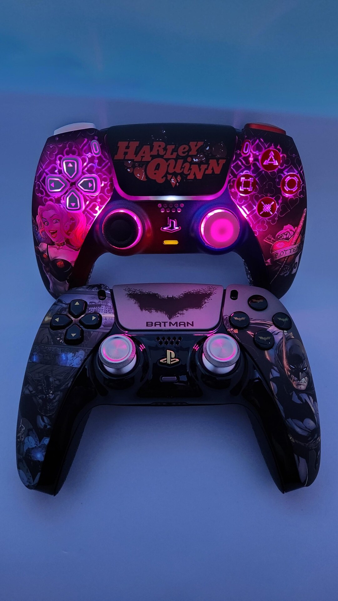 Halloween in Gotham Bundle: Two Dualsense Controllers - Etsy