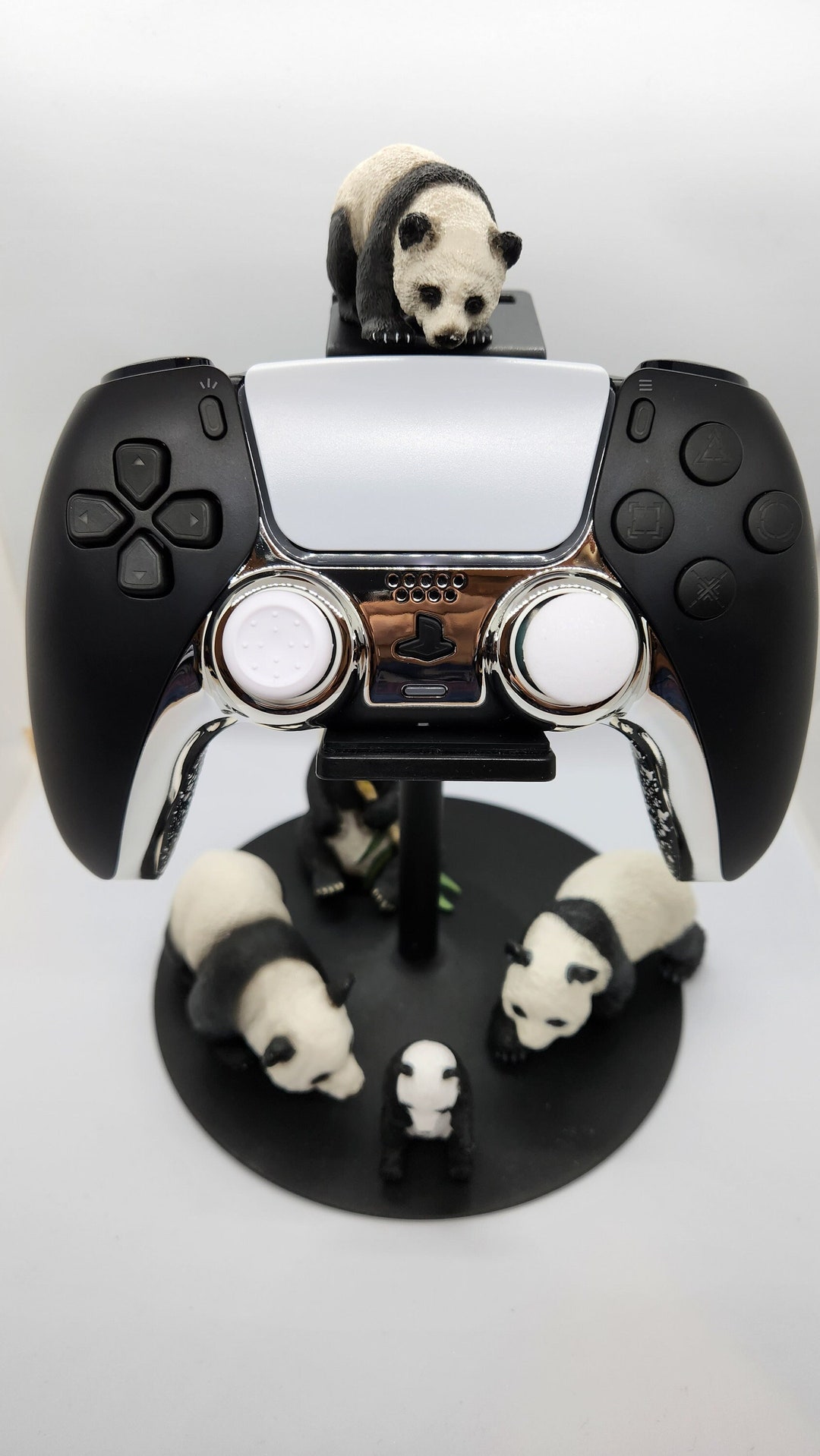 PS5 Custom Controller With Leds-"the Panda" Controller. - Etsy