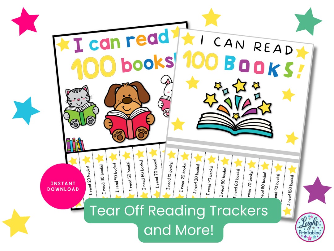 Reading Tracker for Kids, Summer Reading Challenge Set With Trackers ...