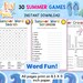 Summer Activities for Kids, 30 Printable Summer Party Games, Family ...