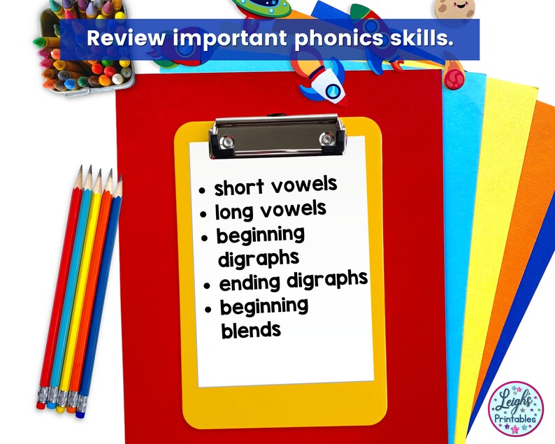 Phonics Color by Code for Short Vowels, Long Vowels, Blends, and ...