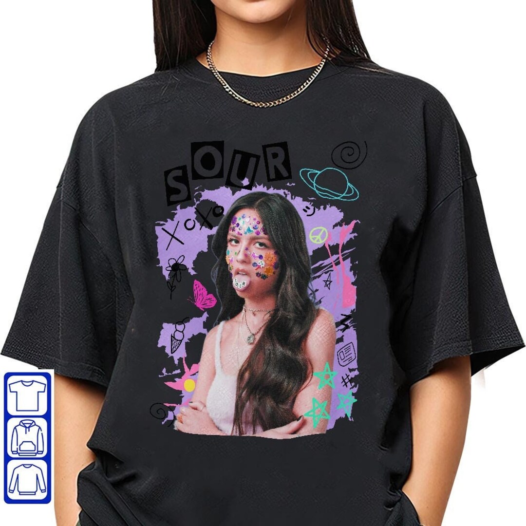 Sour Tour Shirt, Olivia Rodrigo Shirt, Sour Tour Hoodie, Olivia Rodrigo ...