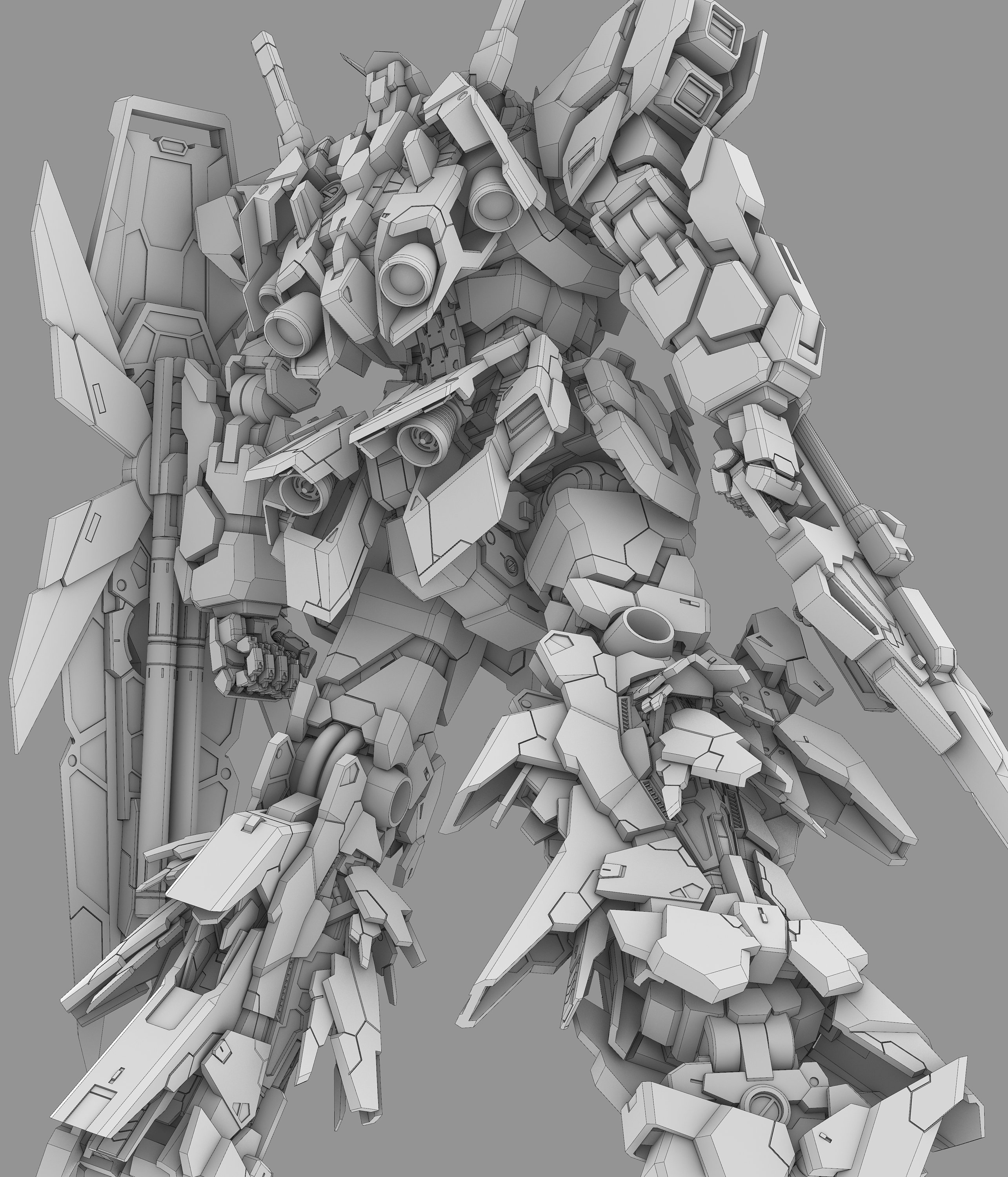 Mobile Suit Gundam, Unicorns 1-100 3D Printing Figure Model High ...