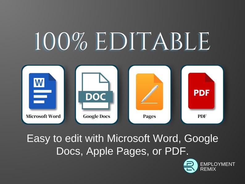 Great Resignation Letter Template | Two Week Notice Template | Word ...