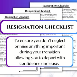 Professional Letter of Resignation Template, 2 Week Notice, Notice ...