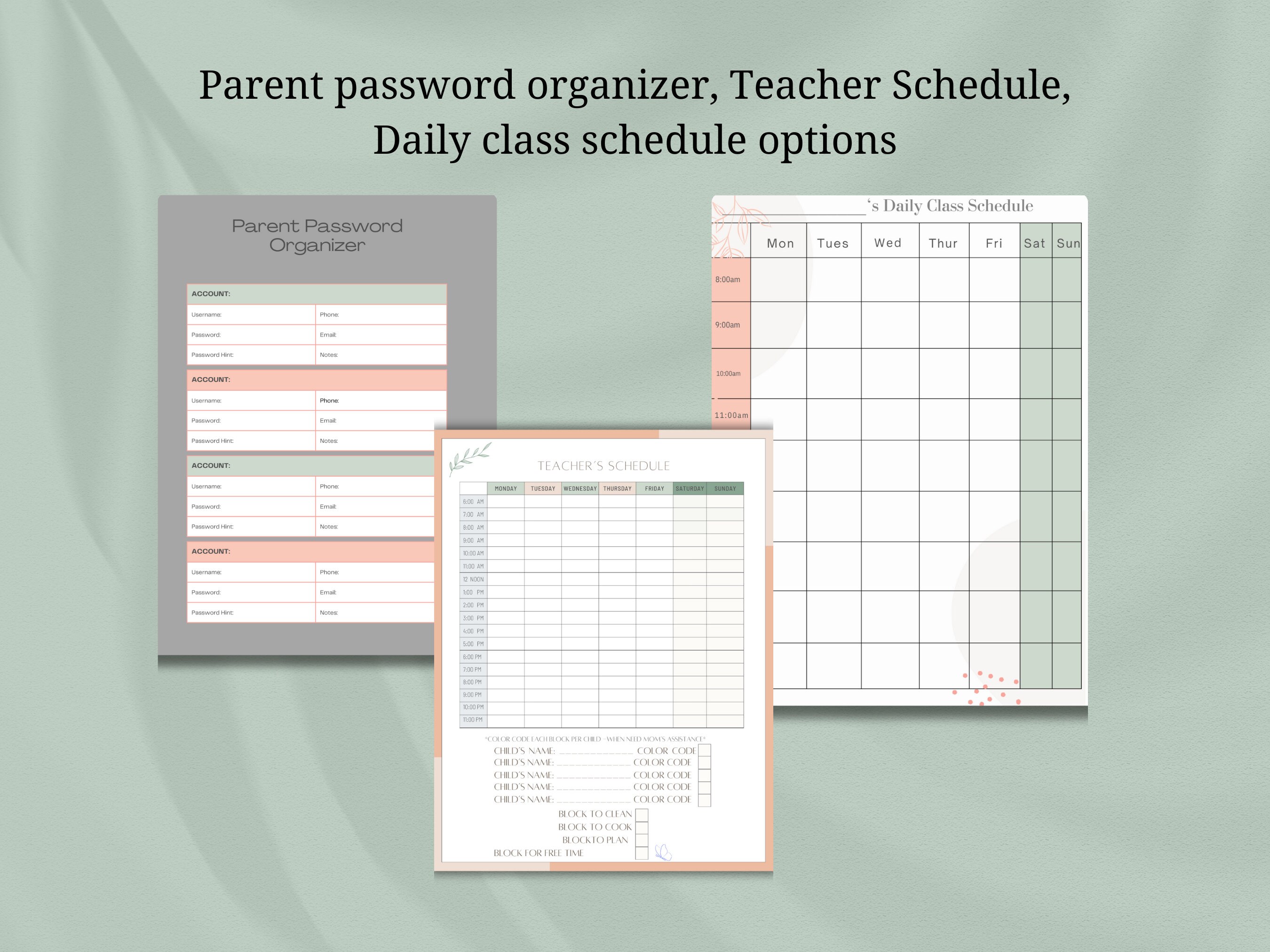 Homeschool Printable Planner - Etsy