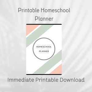 Homeschool Printable Planner - Etsy