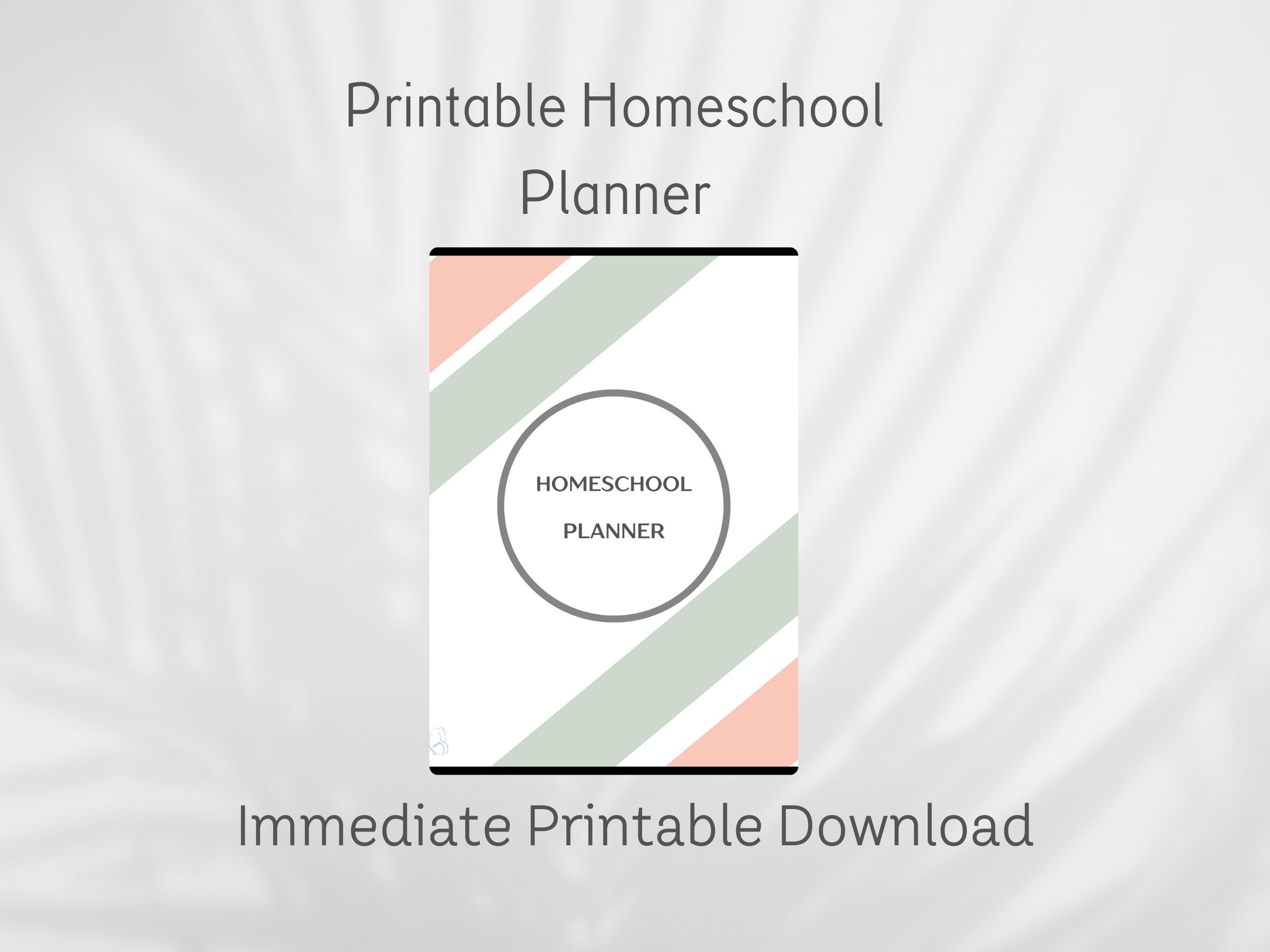 Homeschool Printable Planner - Etsy