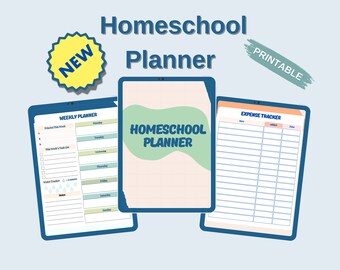 Homeschool Planner Printable | Download Homeschool Calendar | DIY ...