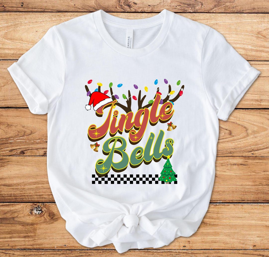 Jingle Bells Shirt, Couple Christmas Shirts, Christmas Shirt, Women ...