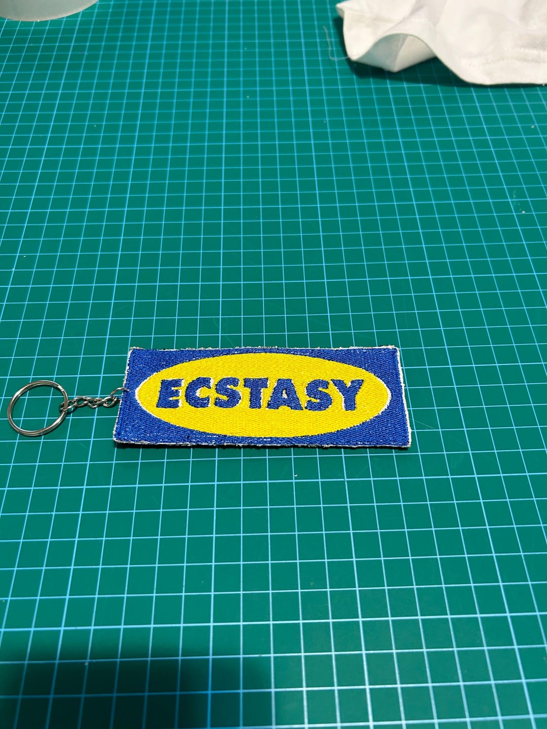 Ecstasy Keychain Ikea Logo - Etsy