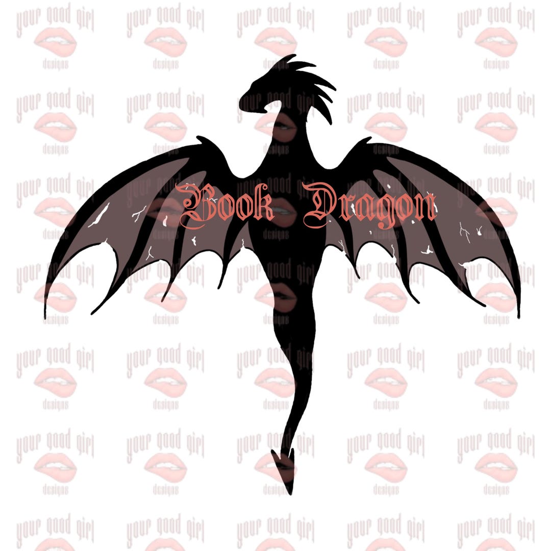 Book Dragon Holographic Sticker | Dragon | Fantasy | Romance ...