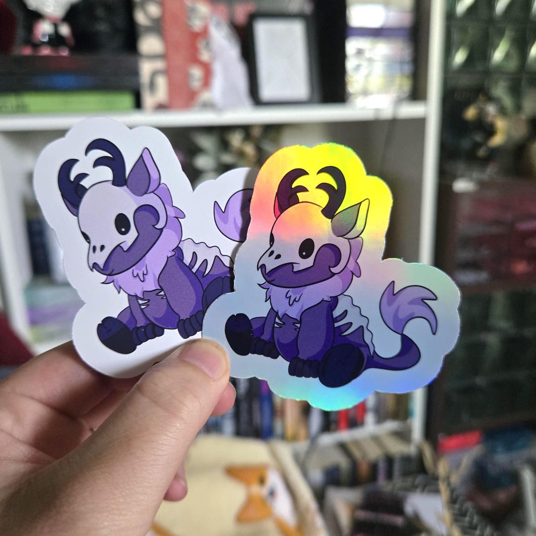 Wendigo Sticker: Chibi Cryptid, Mythology Creature - Matte or ...