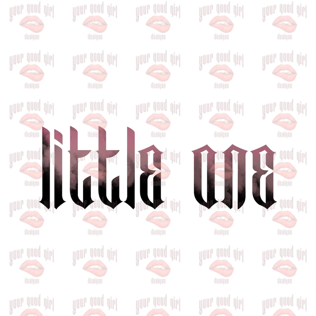 Little One Sticker - Pet Name Endearment - Etsy