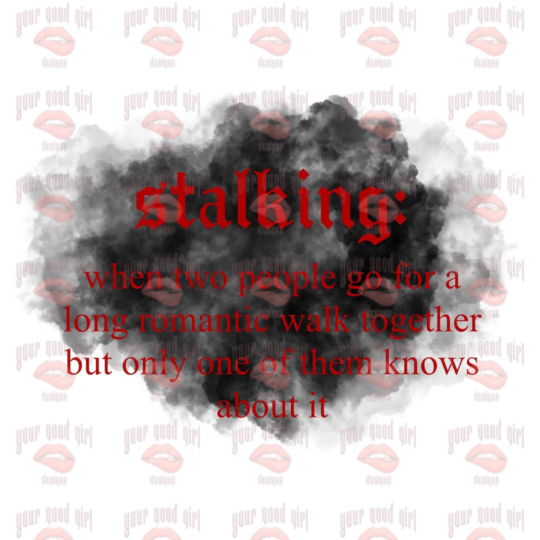 Stalking Definition Holographic Sticker | Water Resistant | Bookish ...