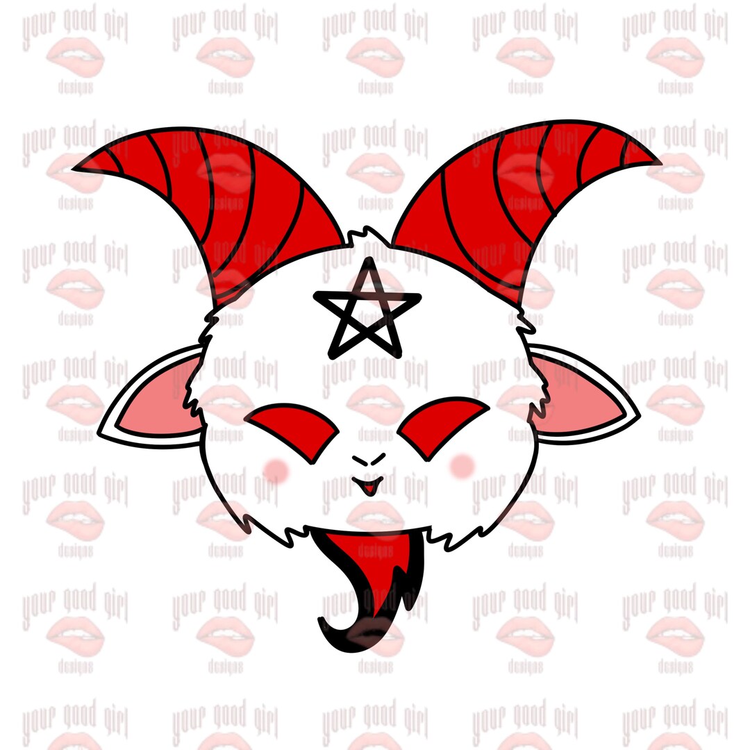 Baphomet Sticker: Matte & Holographic Halloween Goat Decal - Etsy