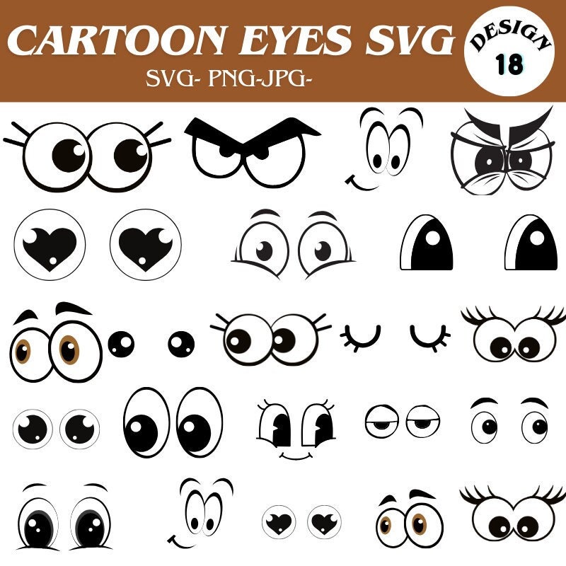 Eyes Svg - Etsy