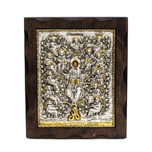 Tree of Life Jesus Icon | Christ Religious Wall Plaque Home Art Decor ...