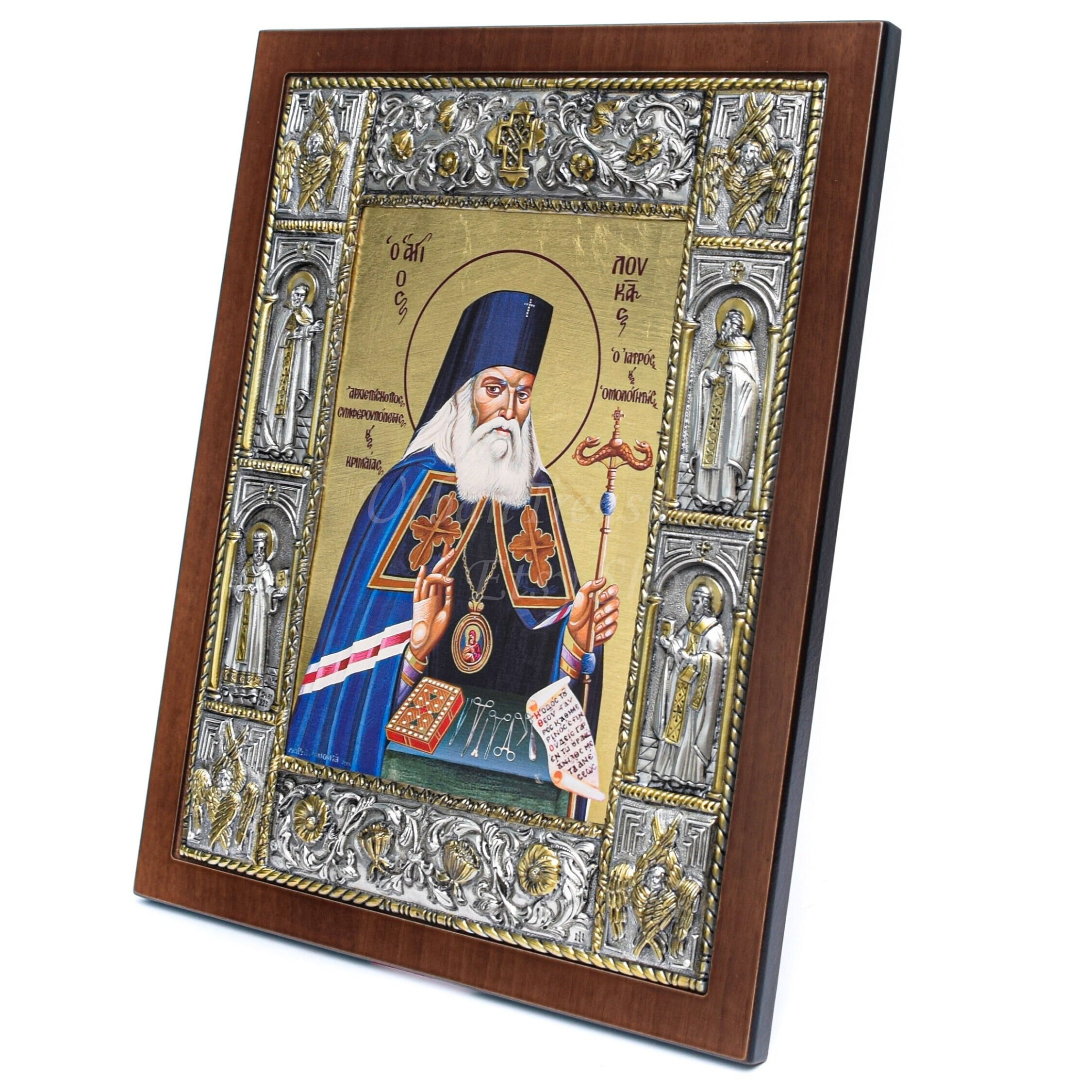 Saint Luke the Doctor, Healing Priest Miraculous Gift, Greek Orthodox ...